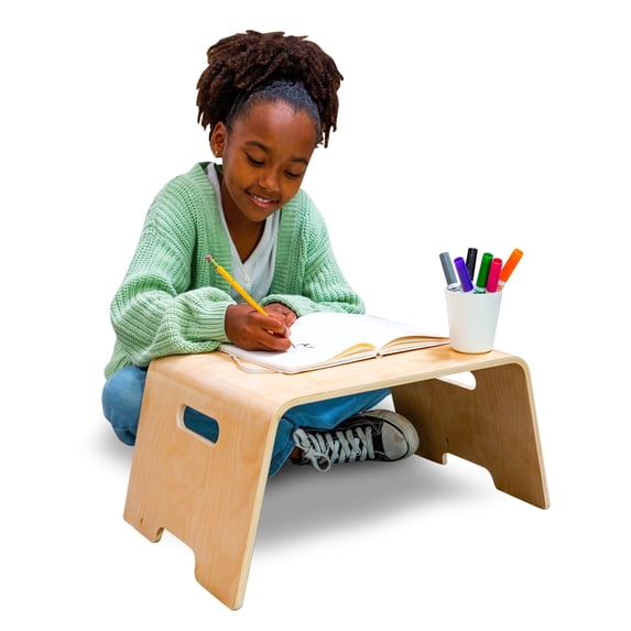LapGear Bentwood Floor Lap Desk, Natural - Walmart.com