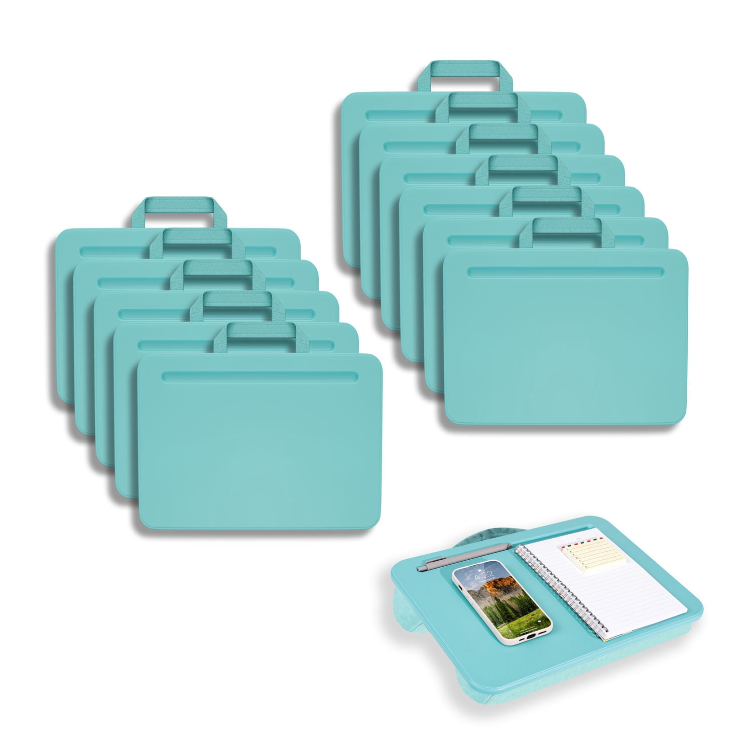 LapGear Compact Lap Desk, 12-Pack, Aqua Sky - Walmart.com