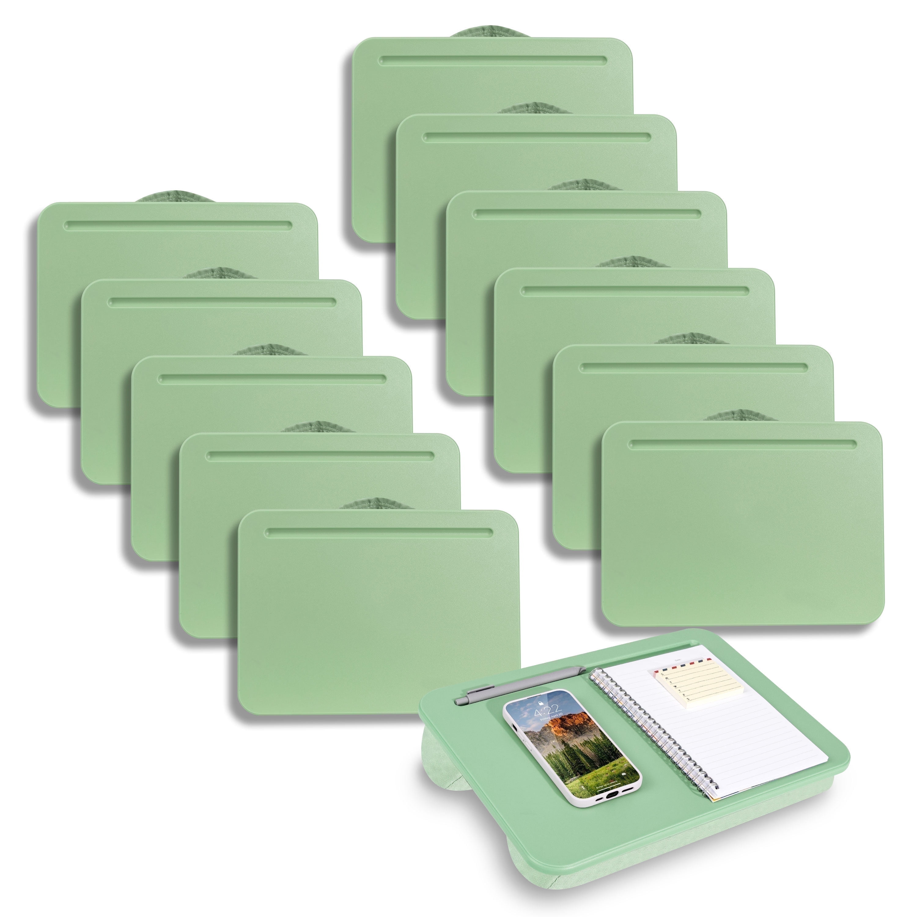 LapGear Compact Lap Desk, 12-Pack, Sage Green - Walmart.com