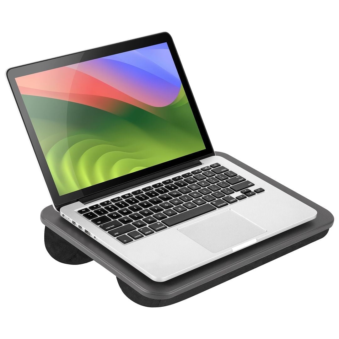LapGear Compact Lap Desk, Charcoal - Walmart.com