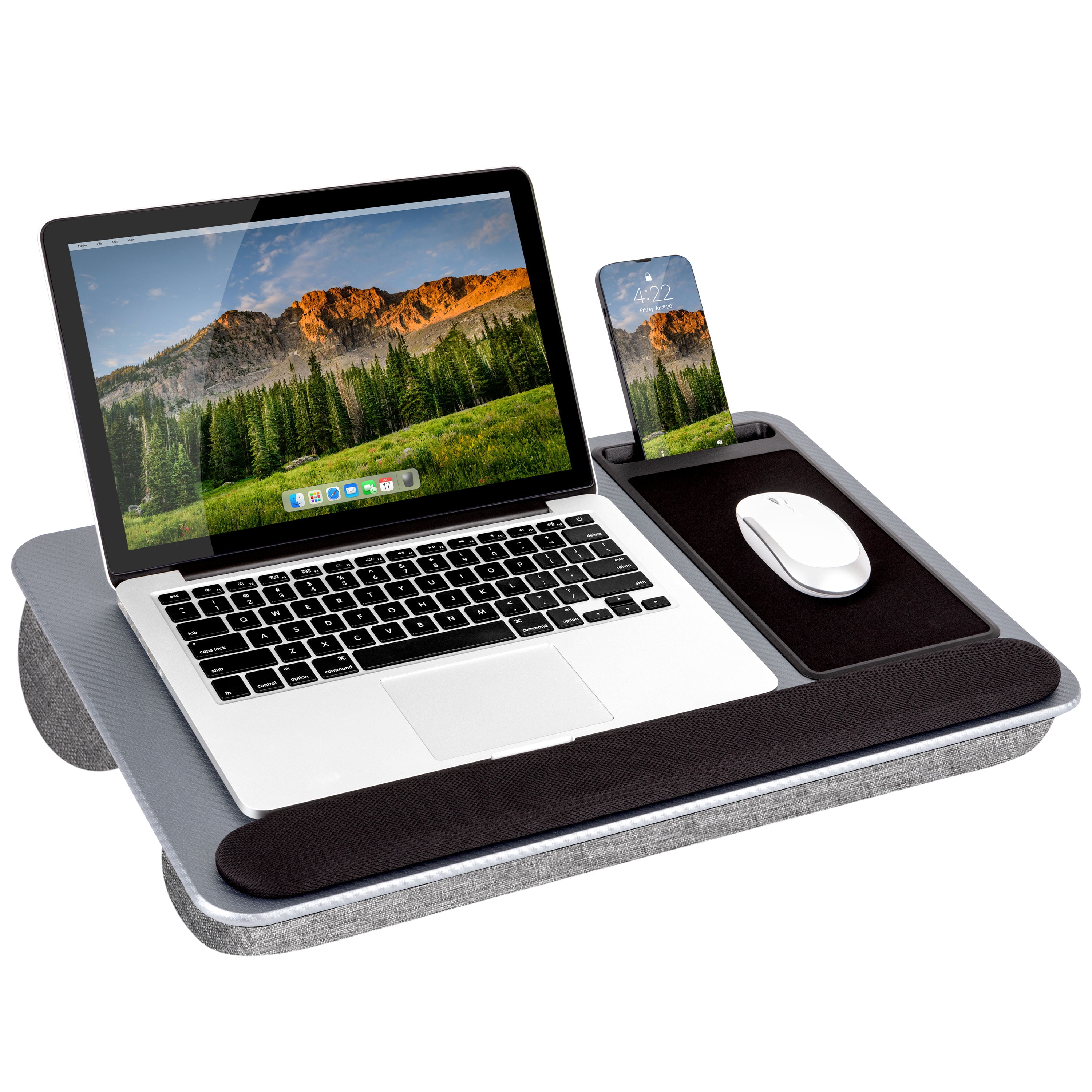 LapGear Home Office Pro Lap Desk, Silver Carbon - Walmart.com