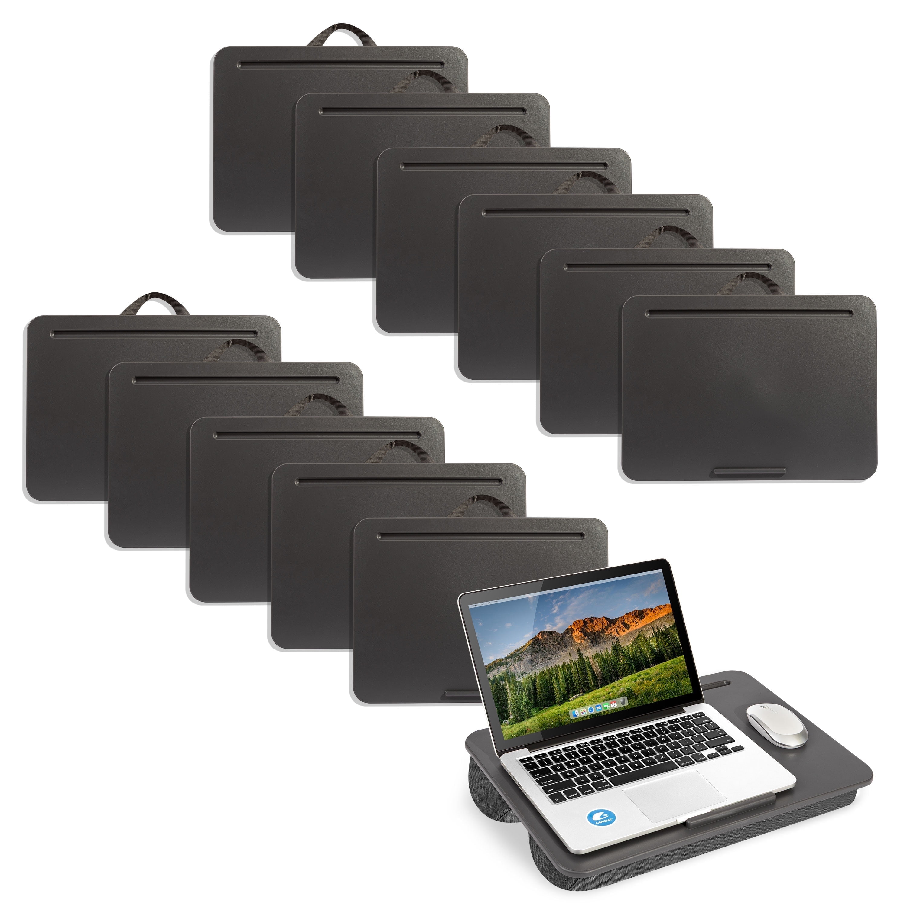 LapGear Original Lap Desk, 12-Pack, Charcoal - Walmart.com