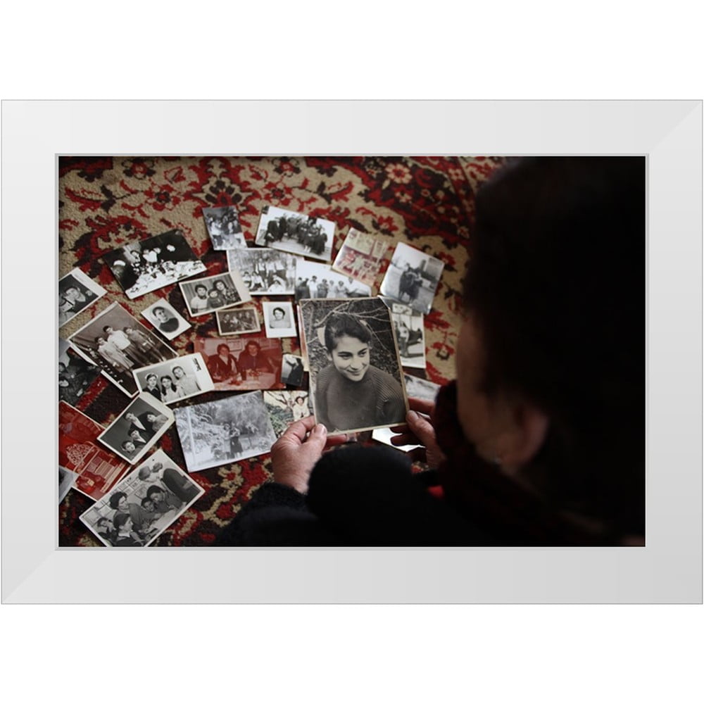 Lapachi, Khatuna 24x17 White Modern Wood Framed Museum Art Print Titled ...