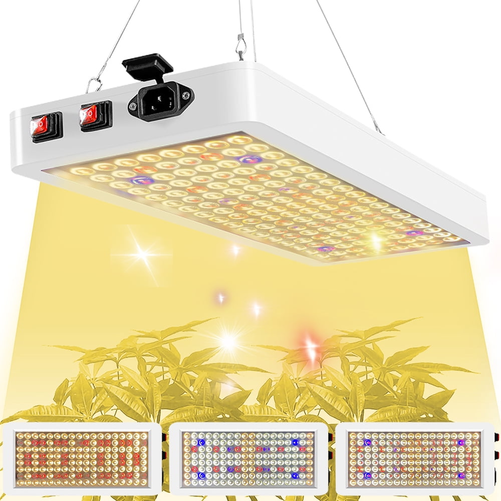 Lapalife 2000W Full Spectrum LED Grow Lights, Dual Switch for Veg and ...