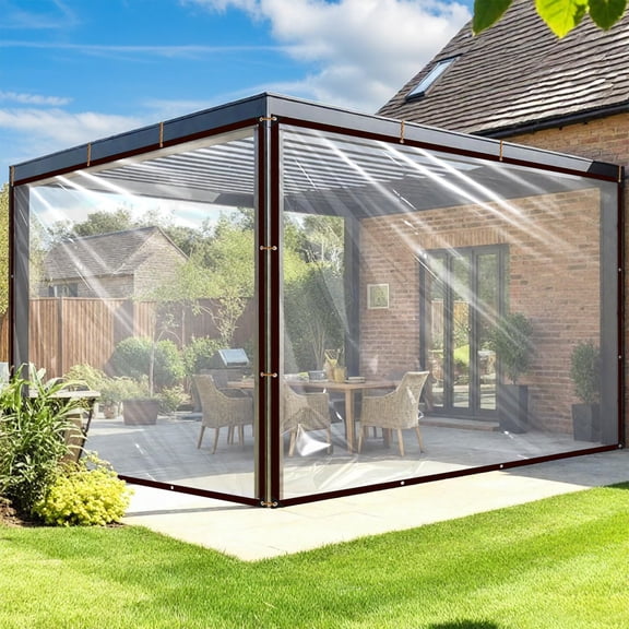 Clear Tarp, Waterproof Plastic Tarps, Clear Vinyl Tarps for Outdoor ...