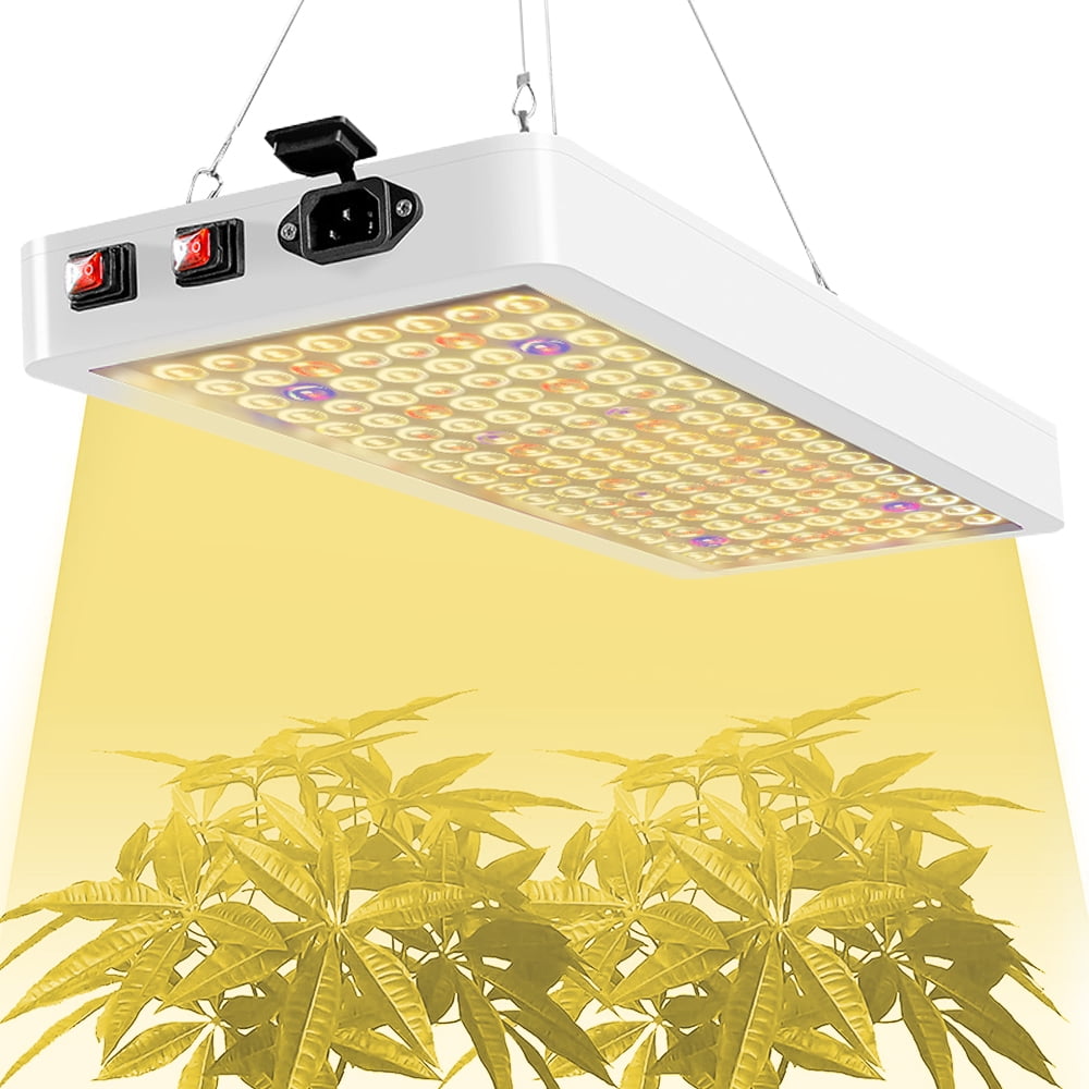 Lapalife LED Grow Light Panel, 192LED 1000W Full Spectrum Dual Switch ...