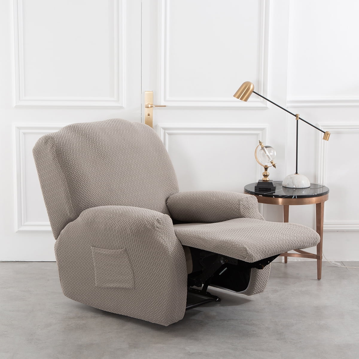 Lapalife Recliner Covers Stretch Recliner Chair Covers 4 Pieces with ...