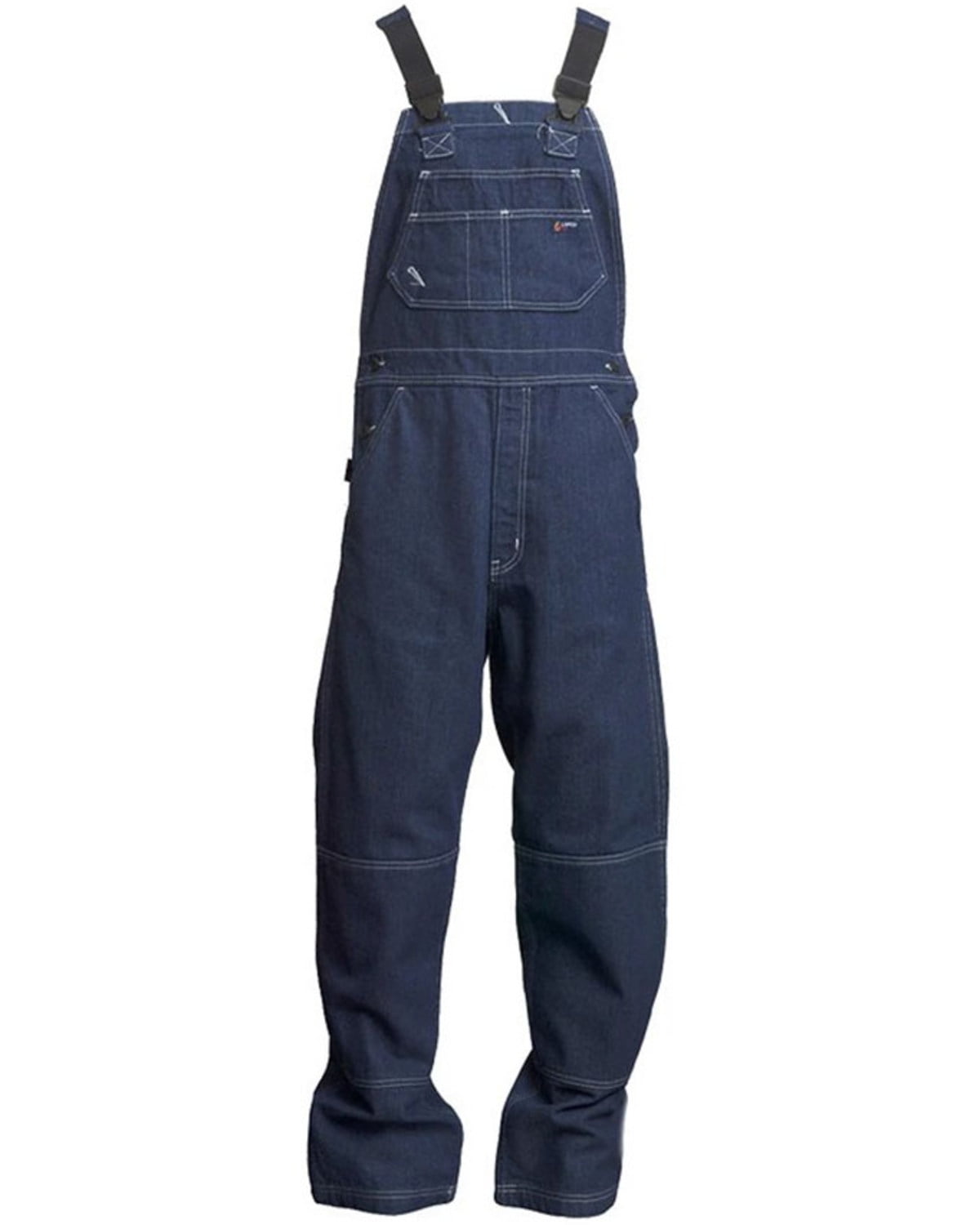 Lapco Men's 3Xl Fr Cotton Denim Bib Work Overall Big Blue 3XL TAL ...