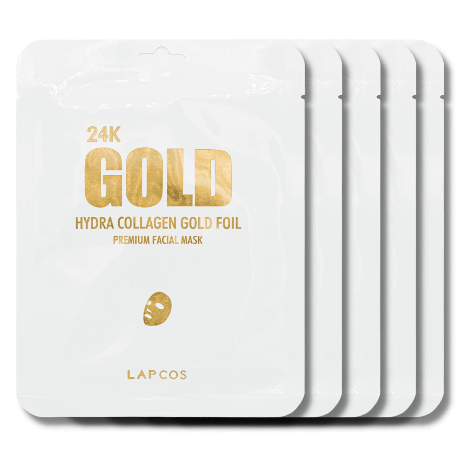 24K Gold Foil Premium Face Mask - Walmart.com