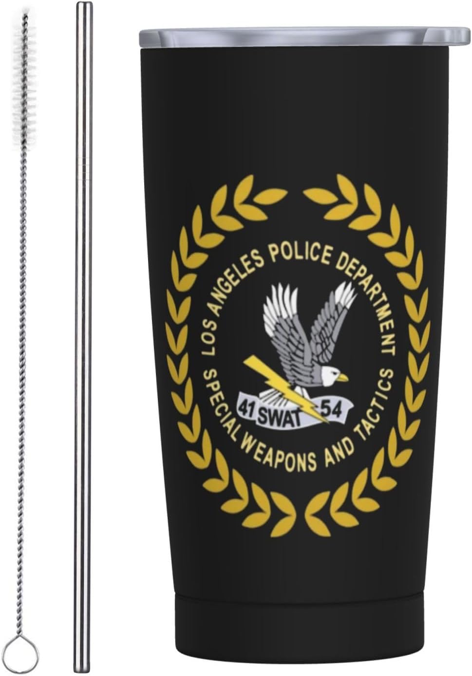 Lapd Swat Cup 20oz Stainless Steel Straw Cover Cup, Car Cup, Coffee Cup, Cup With Cover Suitable ...