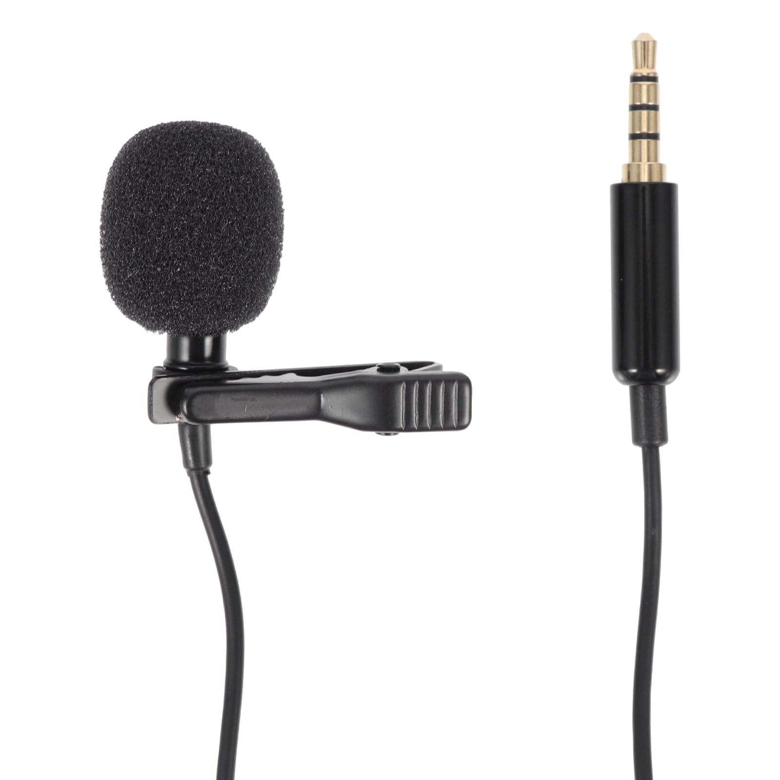 Lapel Microphone 3.5mm Recording Microphone Clip On Live Lecture ...
