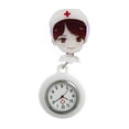 Lapel Nurse Watch with Silicone Brooch Clip On Design for Quick Time ...