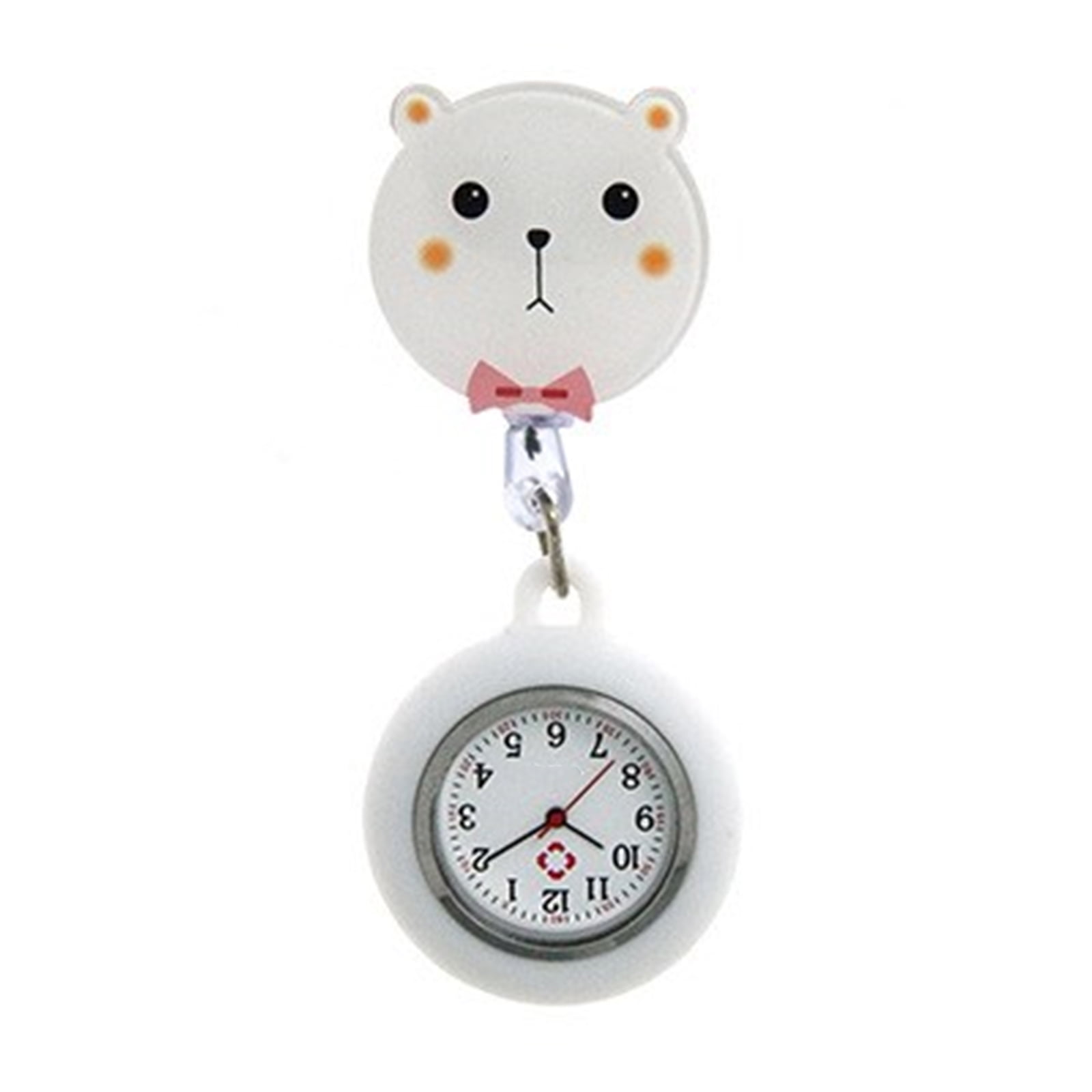 Lapel Nurse Watch with Silicone Brooch Clip On Design for Quick Time ...