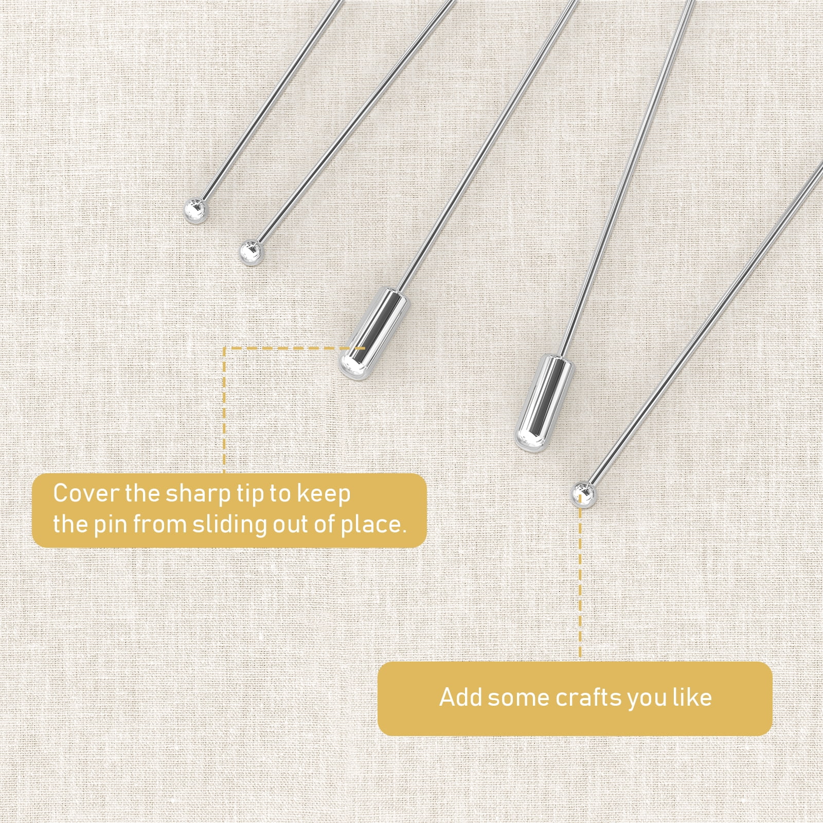 Lapel Pin,60 Pcs Copper Lapel Stick Pin Lapel Dress Brooches Hat Pin ...