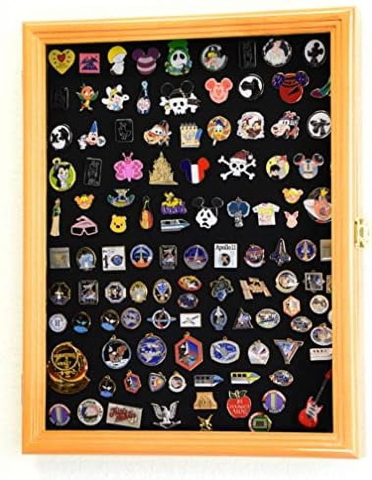 Lapel Pin Pins Display Case Cabinet Wall Rack Holder Disney Hard Rock ...