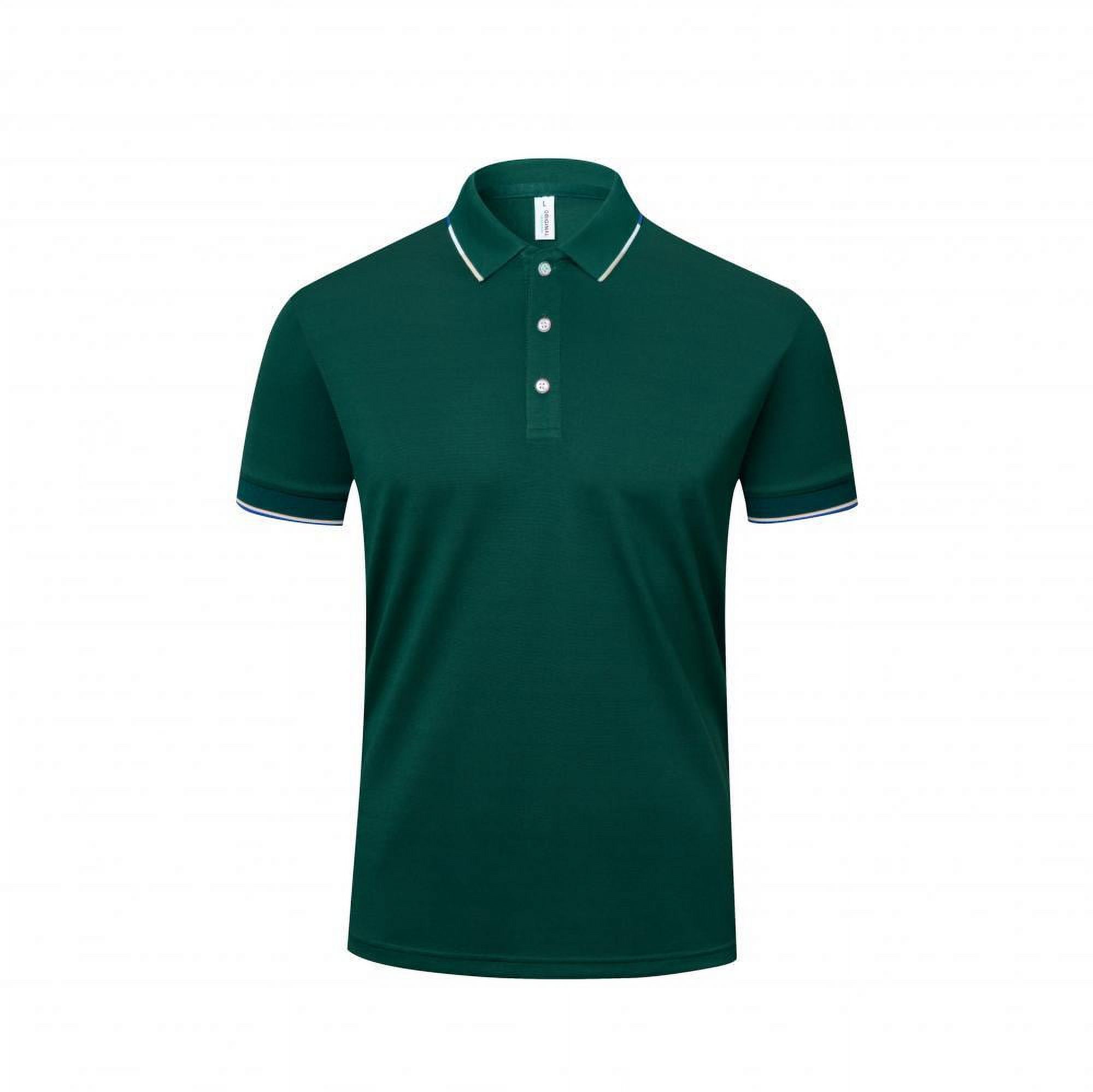 Lapel shirt short sleeve work clothes team summer cultural shirt ...
