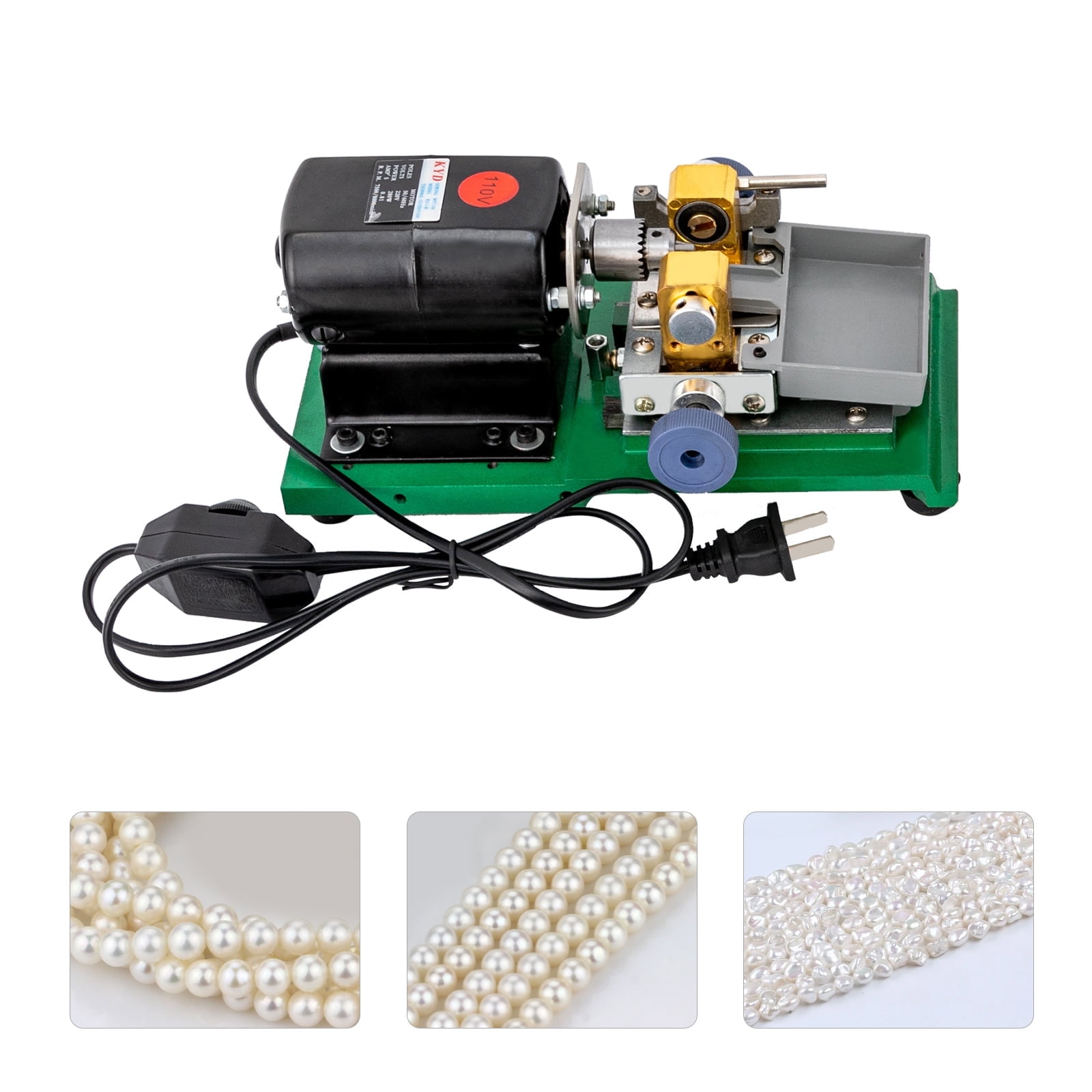 Dwellnix Pearl Drilling Machine, Speed Adjustable Table Driller Full ...