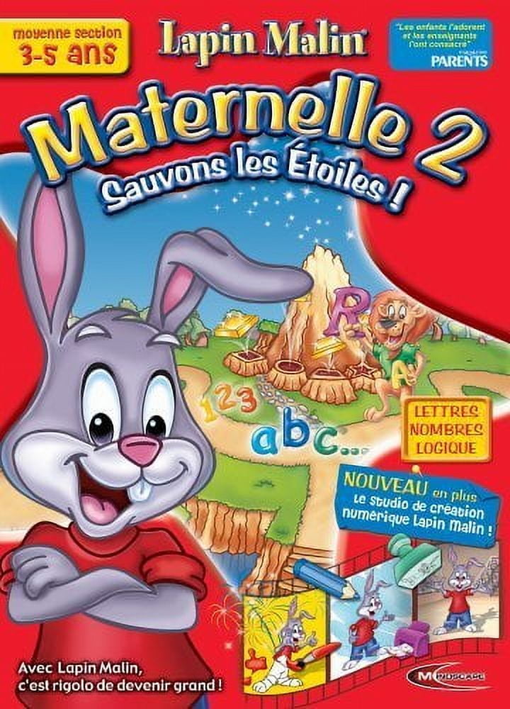 Lapin Malin maternelle 2 + kid pix 3-5 ans - sauvons les toiles ...