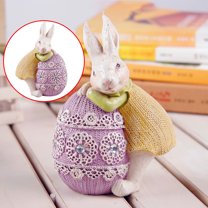 3Pcs Easter Sign Bunny Rabbit Wood Table Ornaments Set Centerpieces ...