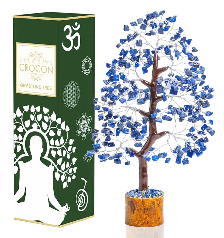 Lapis Lazuli Chakra Tree of Life - Crystal Tree for Positive Energy ...