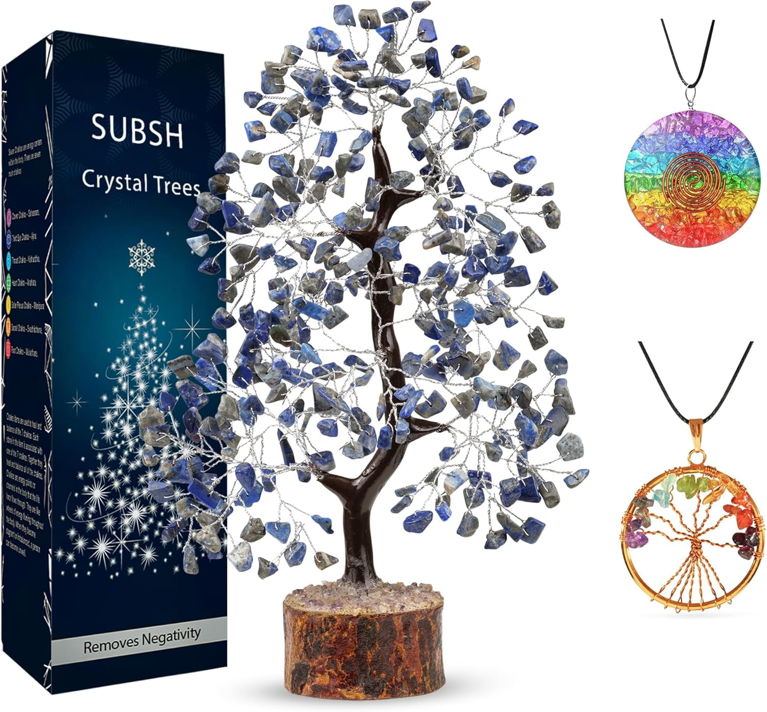 Lapis Lazuli Crystal Tree, Gemstone Tree, Home Decor, Office Desk Decor ...