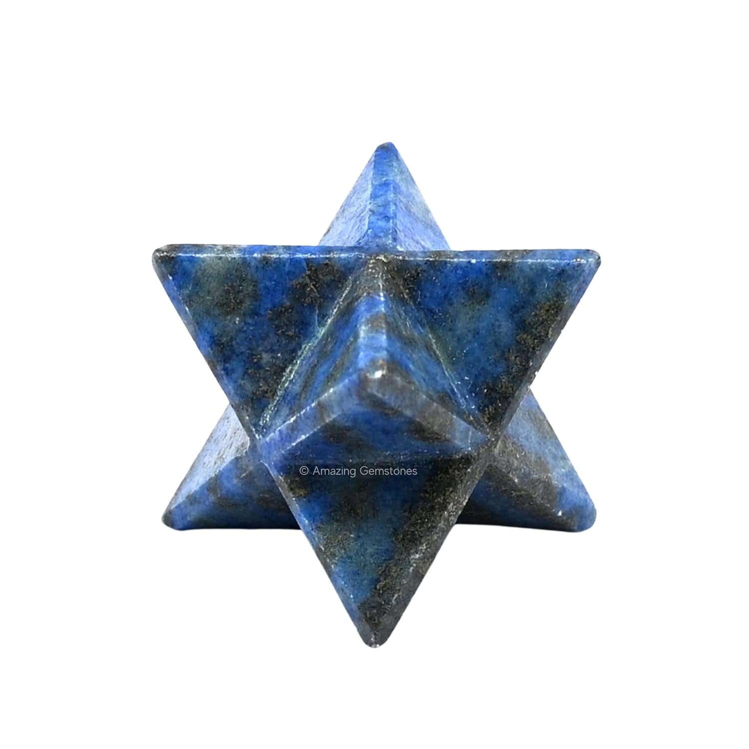 Lapis Lazuli Merkaba Crystal - 1 Inches Metaphysical Merkaba Star for ...