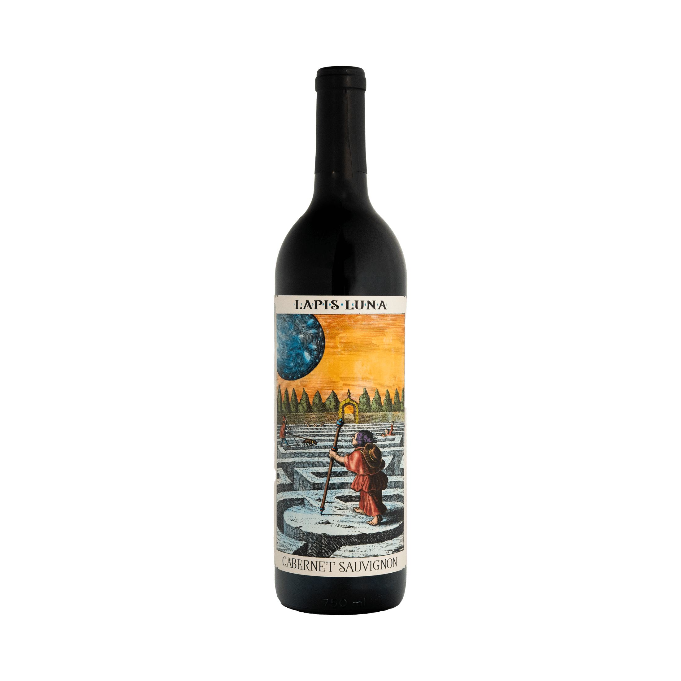 Lapis Luna Cabernet Sauvignon Red Wine, 1 Count, 750ml 14.5% ABV, Shelf ...