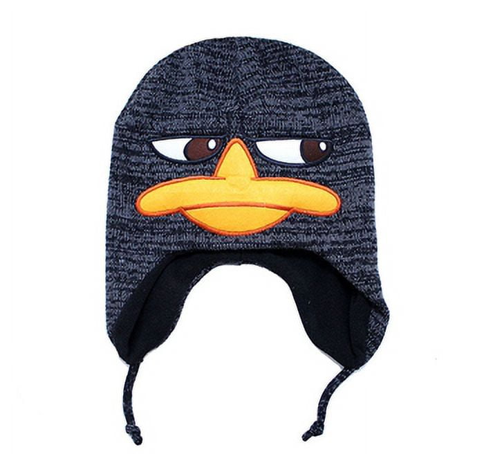 Laplander Beanie Cap - Phineas and Ferb - Black Perry Agent P Hat ...
