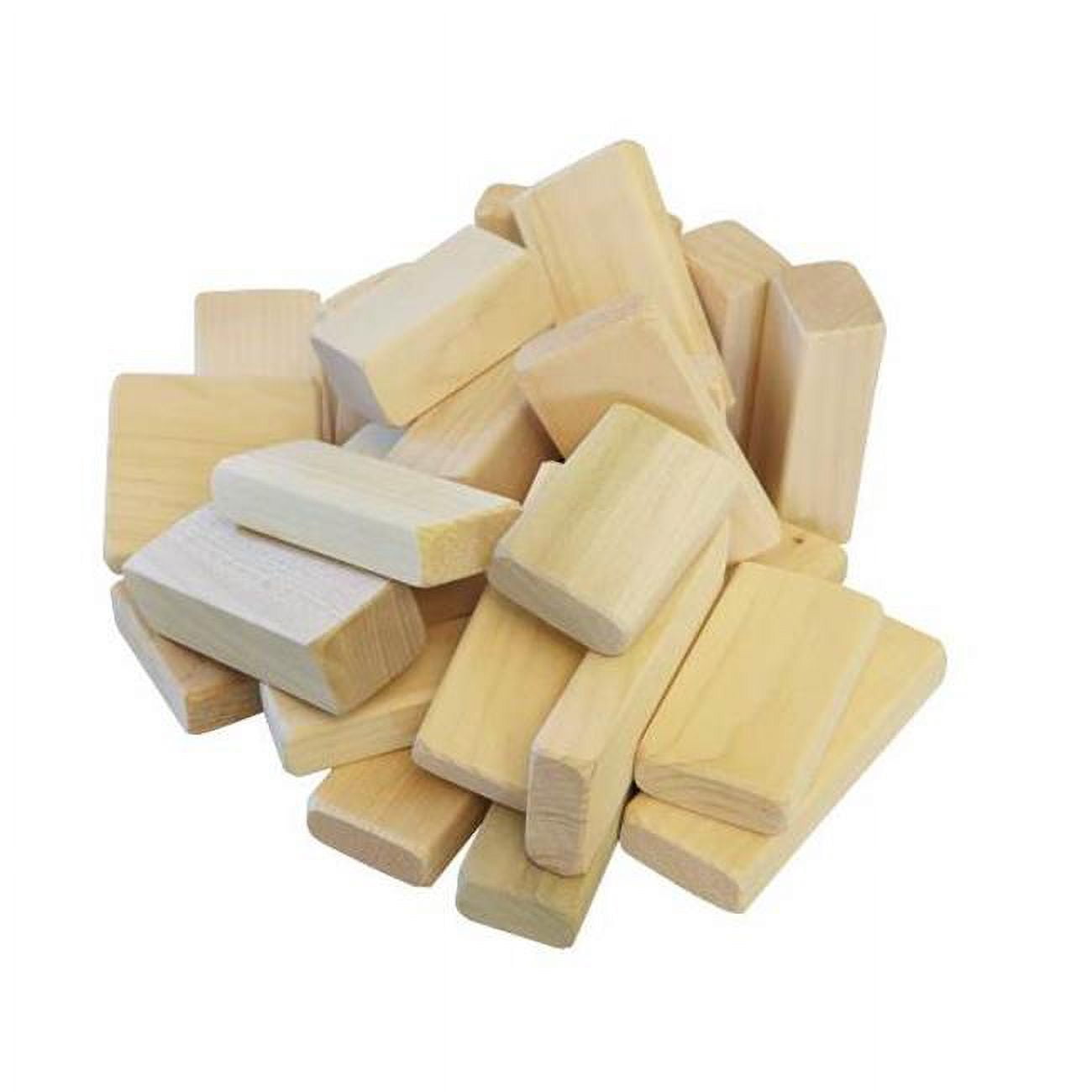 Lapps Toys & Furniture 115 U Wooden Building Blocks Toy, Unfinished ...