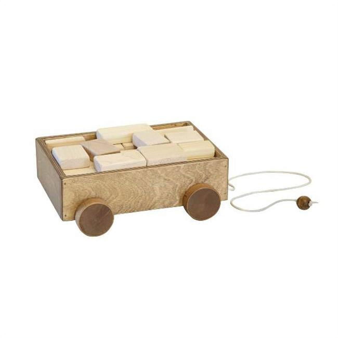Lapps Toys & Furniture 204 H 30 Piece Wooden Wagon Blocks Set with ...