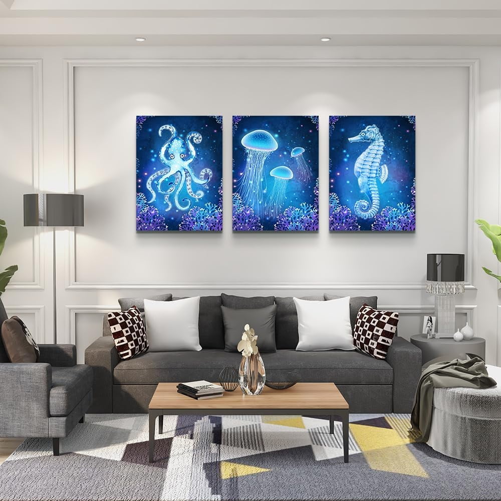 Lapremoly Canvas Wall Art For Salon Living Room Farmhouse Wall Decor ...