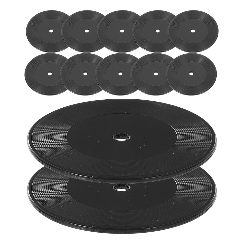 Lapsitude 12pcs Miniature Simulated Record Model Doll House Mini ...