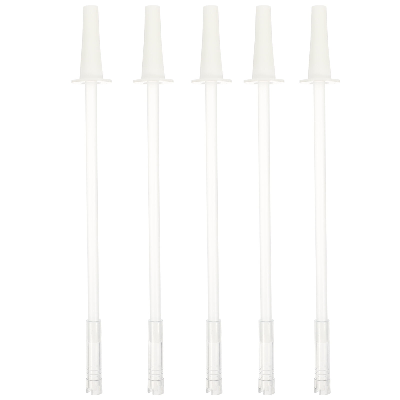 Lapsitude 5 Sets of Pot-bellied Cup Straws Household Replacement Straws ...