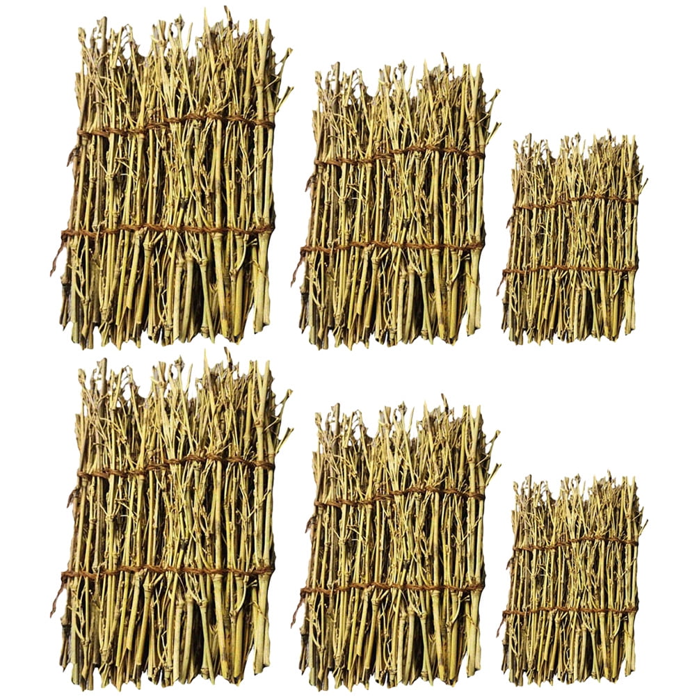 Lapsitude 6pcs Restaurant Decoration Bamboo Fence Tray for Japanese ...