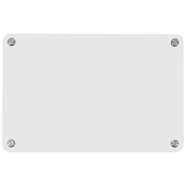 Fakrich A4 Acrylic Magnetic Dry Erase Board for Fridge, 8"x12", 6 Dry ...