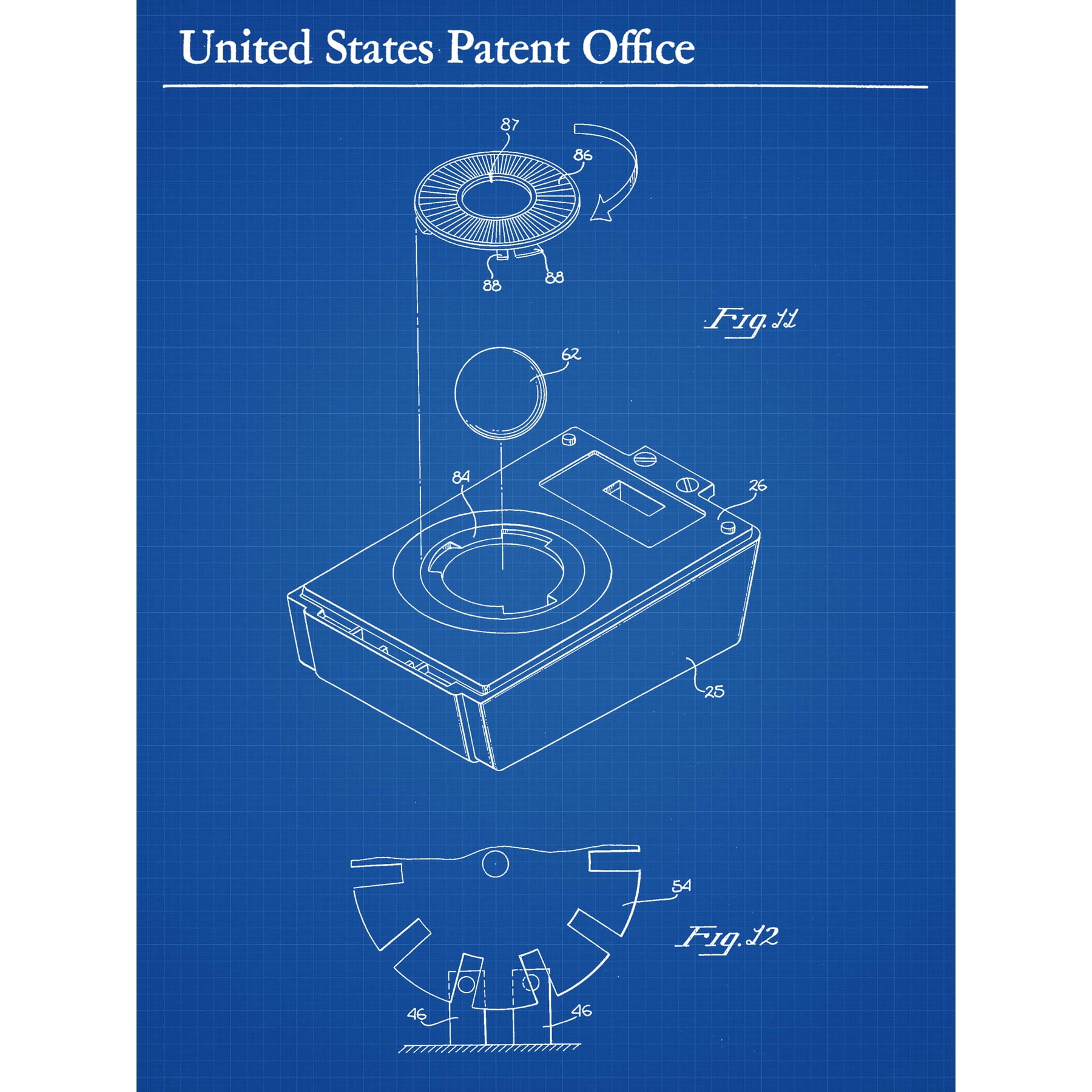 Lapson Computer Mouse Cursor Device 1984 Patent Extra Large XL Wall Art ...