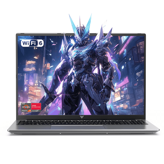Laptop 16.1" FHD Gaming Laptop , AMD Ryzen 7 H255, 24GB DDR5 RAM, 512GB PCIe SSD, Windows 11 Pro ...