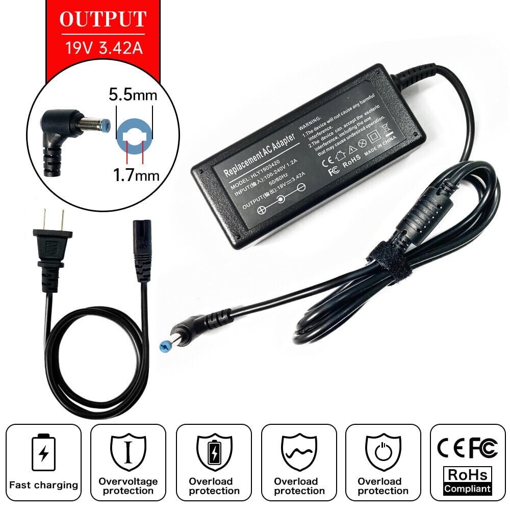 Laptop AC Adapter Charger for Acer Aspire 1694LMi 2012WLCi 3003WLCi E1 ...