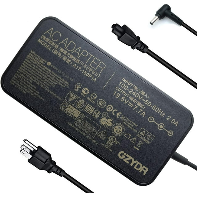 Laptop Adapter 19.5V 7.7A 150W A17-150P1A AC Adapter for Asus Laptop ...