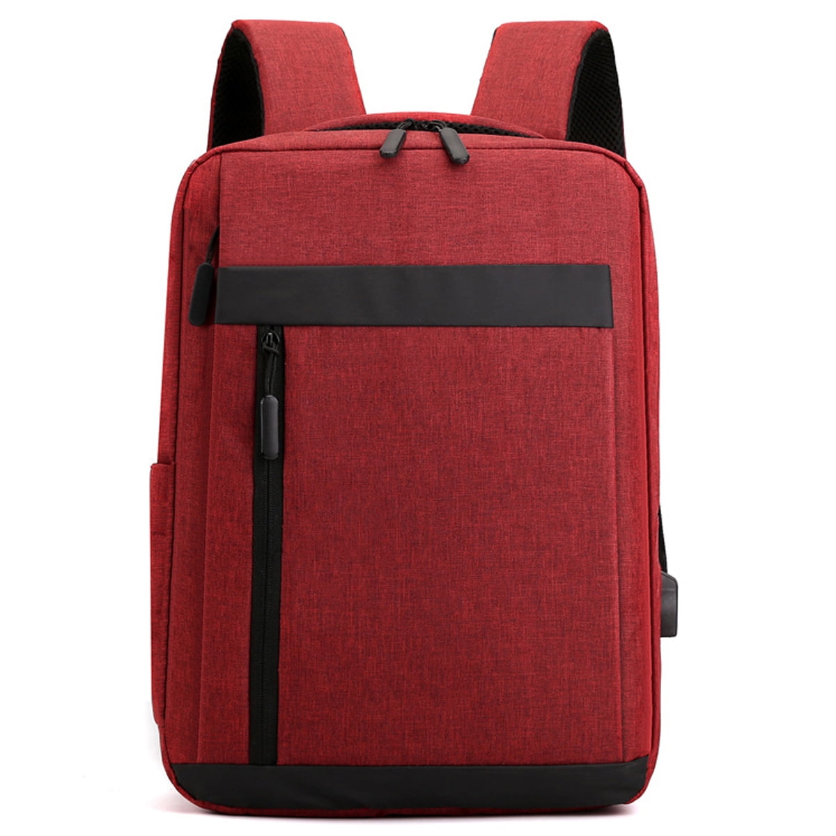 Laptop Backpack Business Backpacks with USB Charging Port - red ...