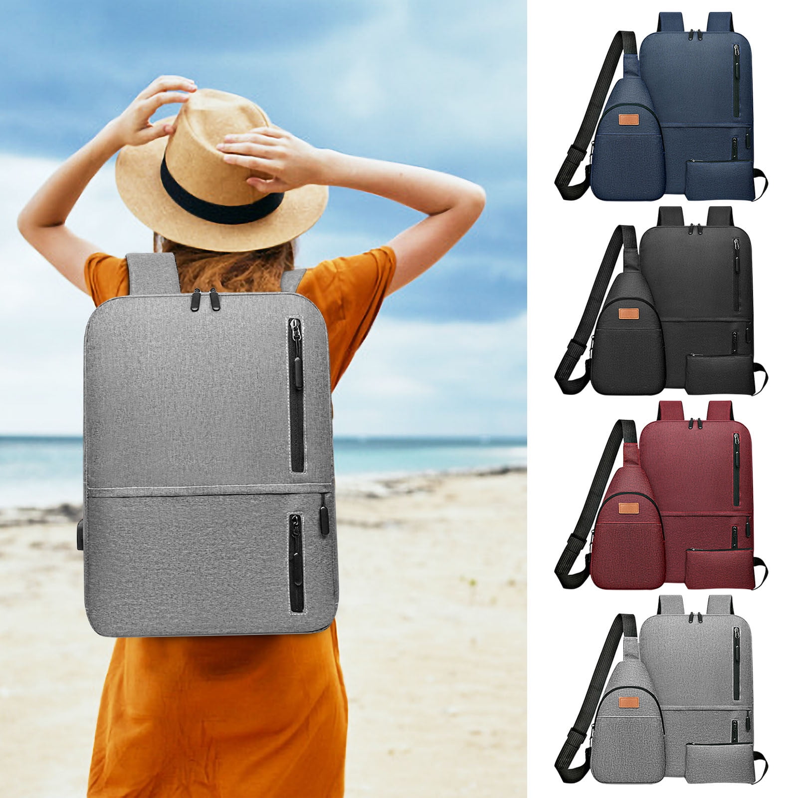 Laptop Backpack,Travel Backpacks for Men Women,Computer Backpack with ...