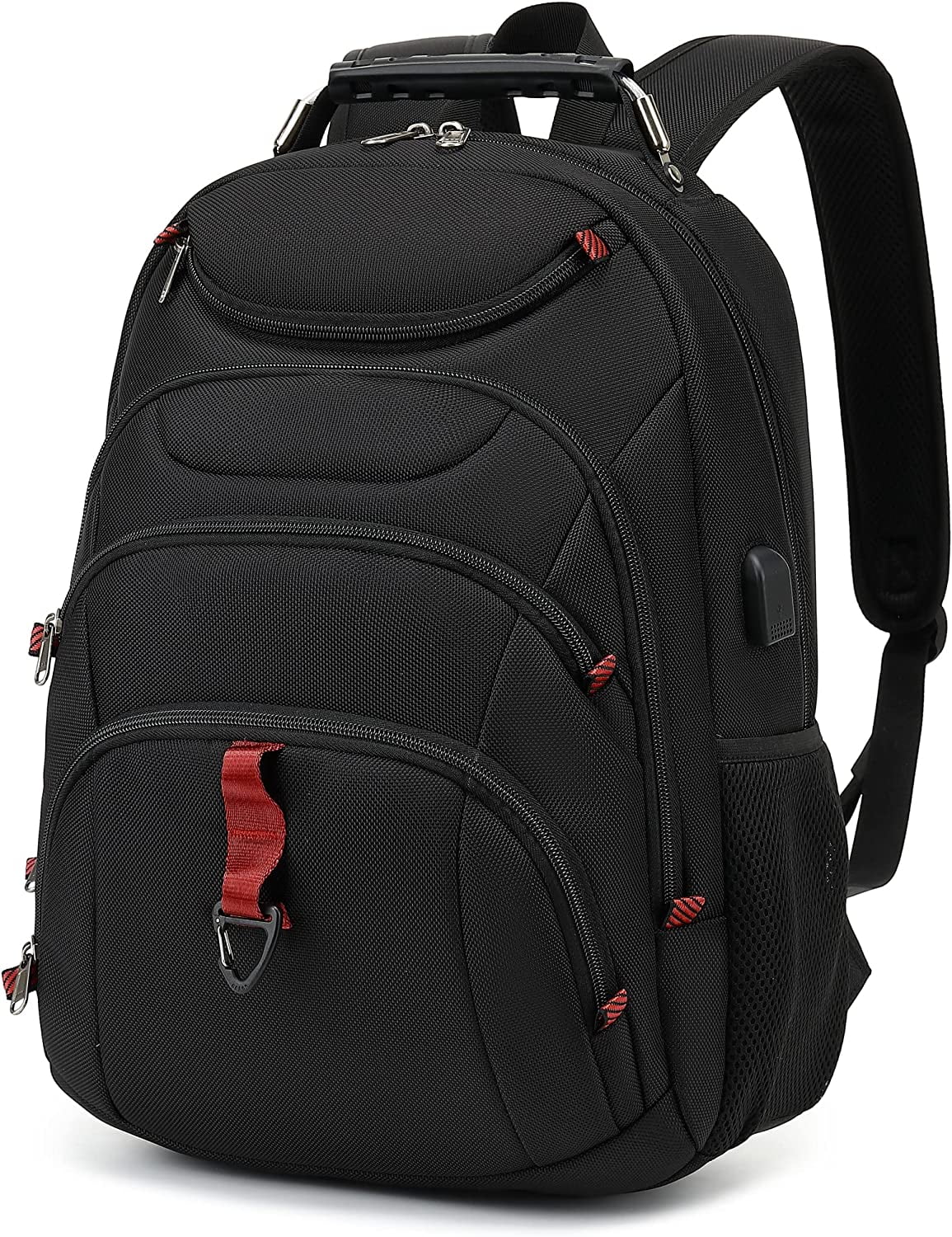 Laptop Backpack for Men, College Bookbag Backpack for Men,Black,15.6 ...
