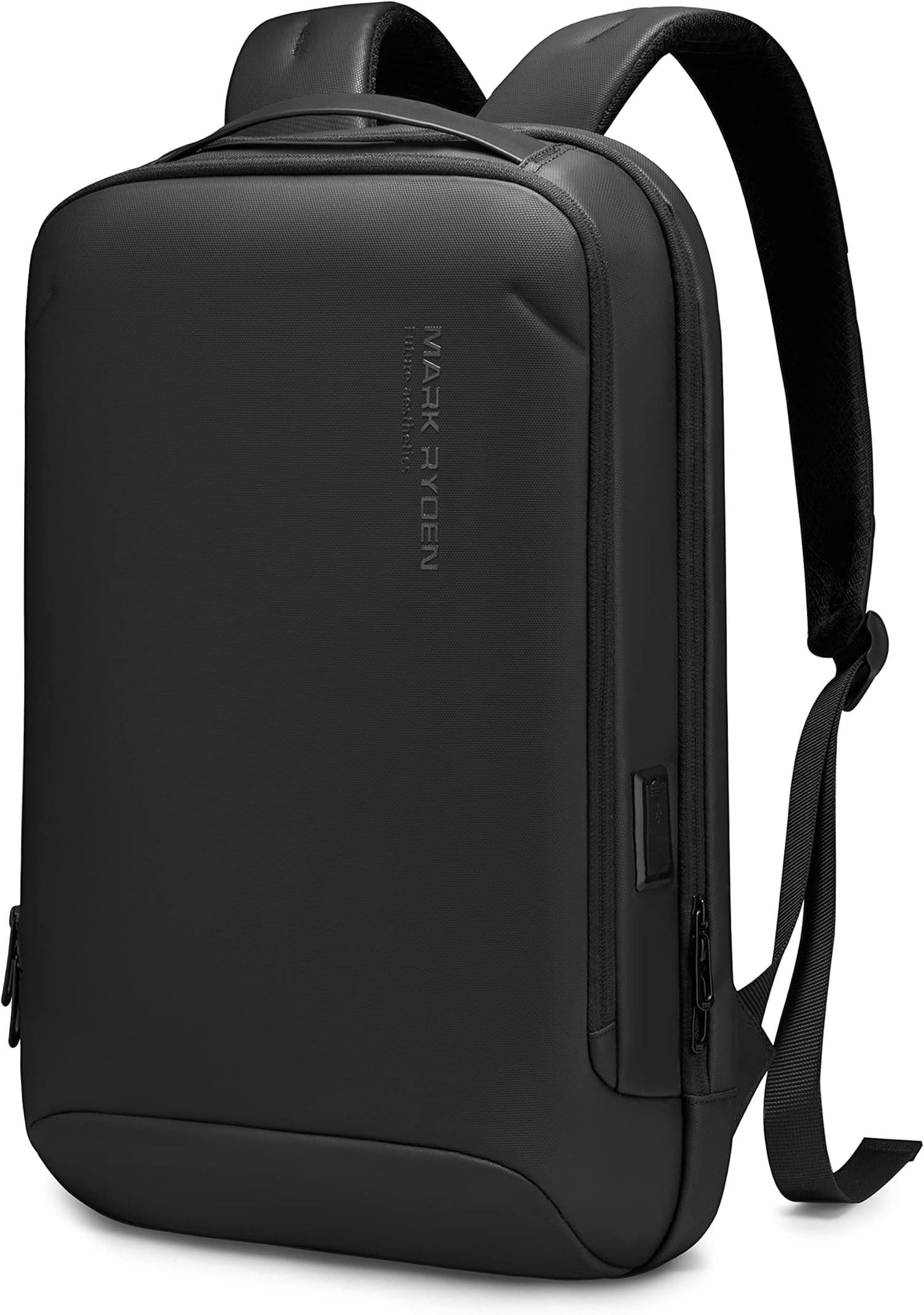Laptop Backpack for Men,Slim Business Backpack With Plug Fits 15.6 inch ...