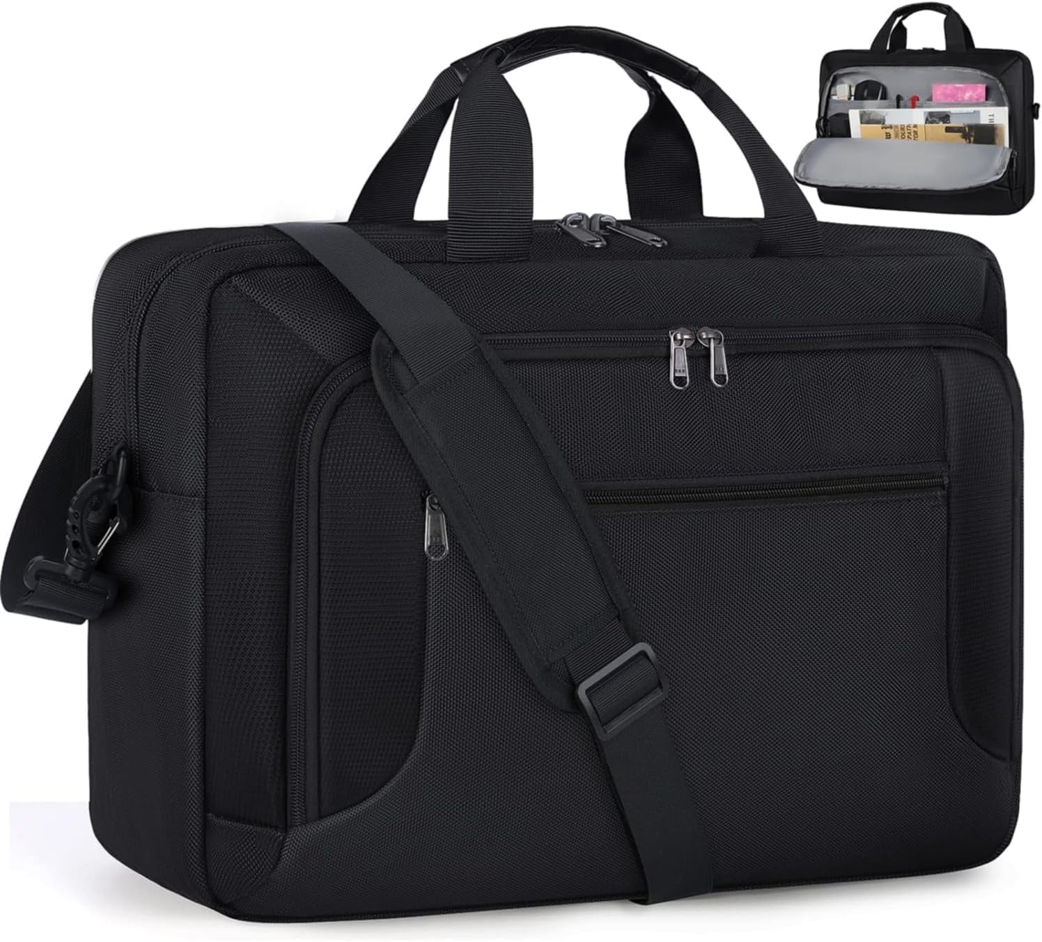 Laptop Bag 15.6 Inch Laptop Briefcase Large Waterproof Laptop Case for ...