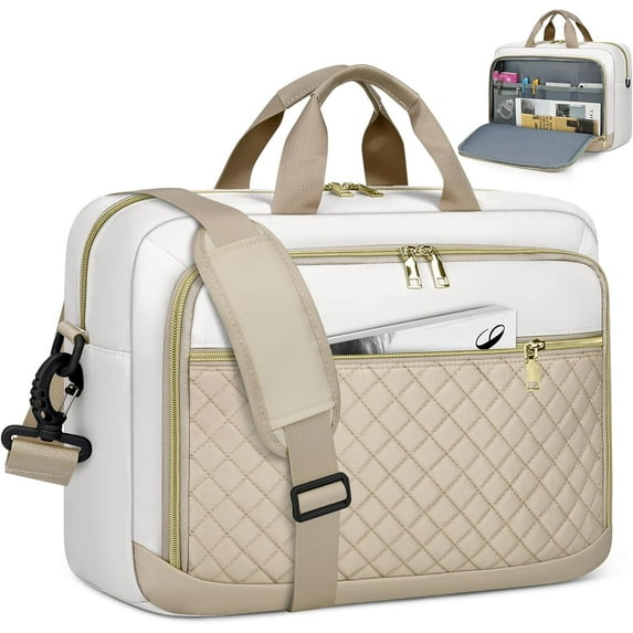 Laptop Bag 17.3 Inch Laptop Briefcase for Women Men Messenger Bag Large ...