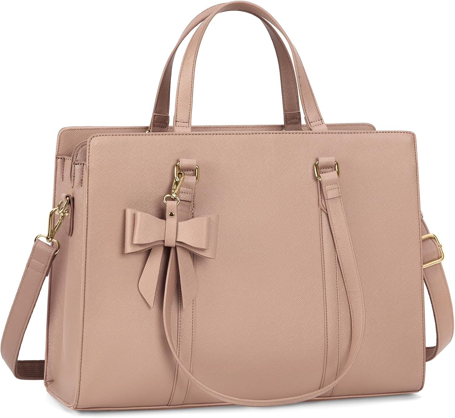 Laptop Bag for Women 15.6 inch Laptop Tote Bag Waterproof Leather ...