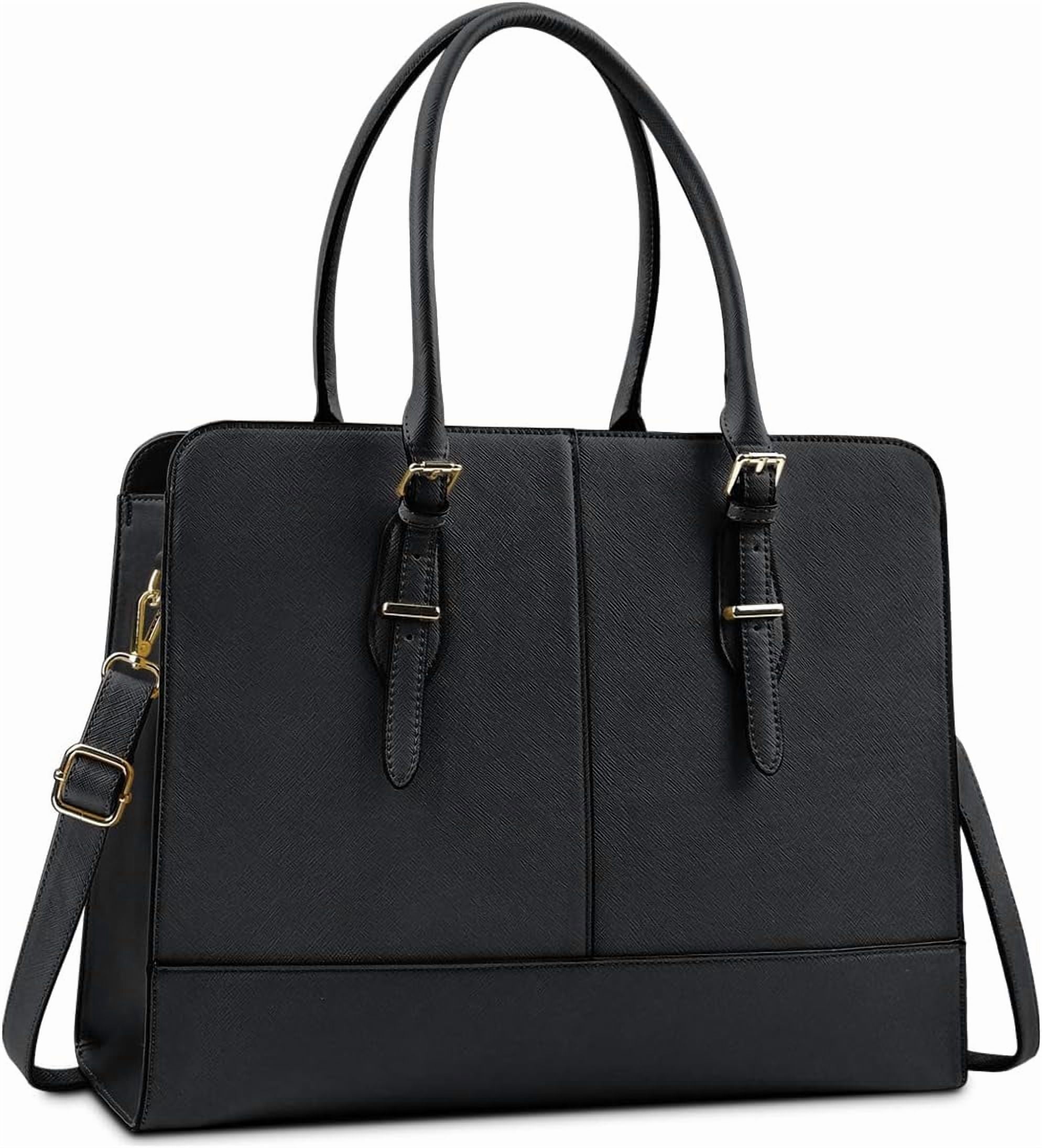 Laptop Bag for Women Leather Work Tote 15.6 Inch Laptop for Computer ...