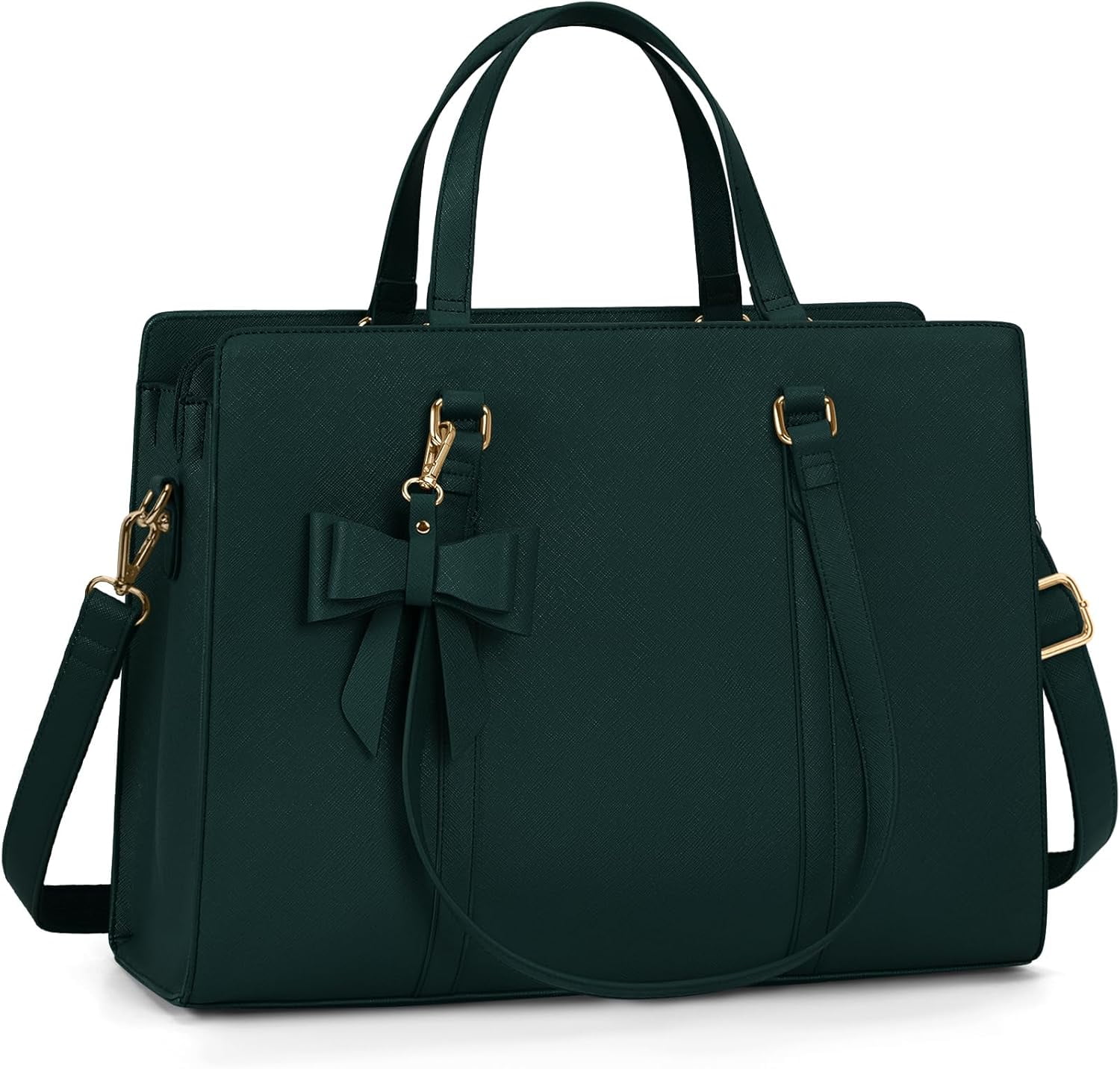 Laptop Bag for Women 15.6 inch Laptop Tote Bag Leather Computer Bag ...