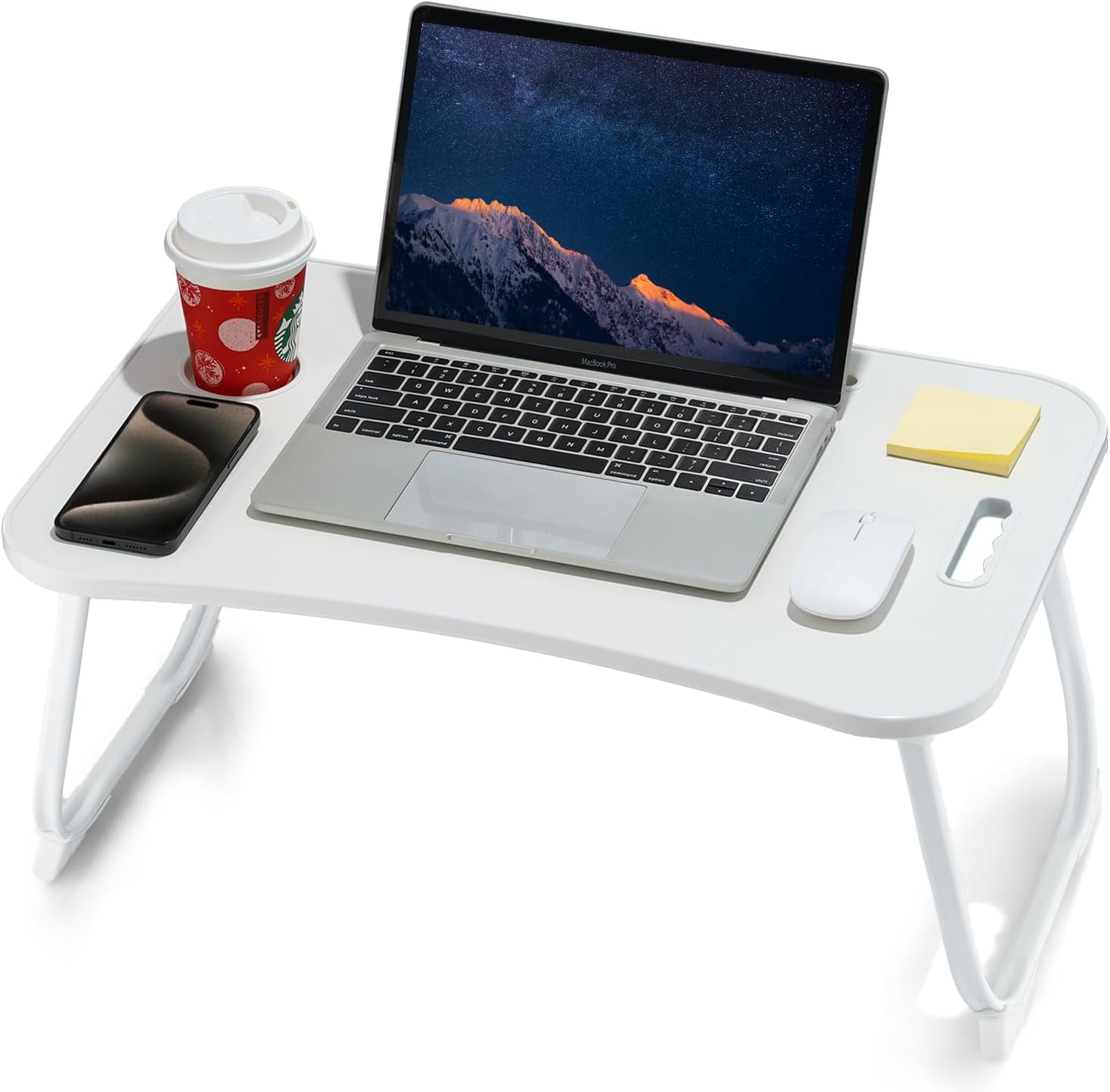 Laptop Bed Desk, Foldable Lap Table, Portable Study Table, Laptop Stand ...