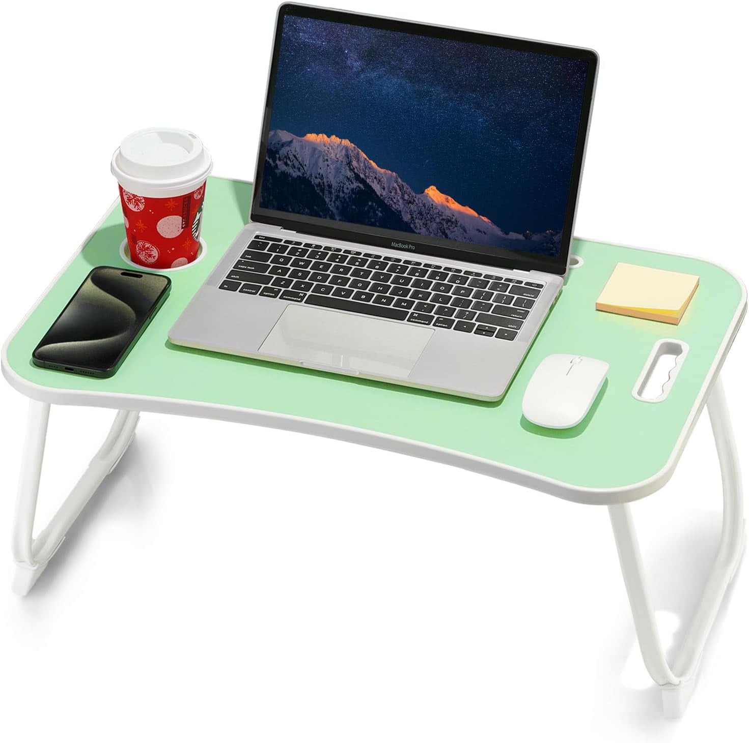Laptop Bed Desk, Foldable Lap Table, Portable Study Table, Laptop Stand ...